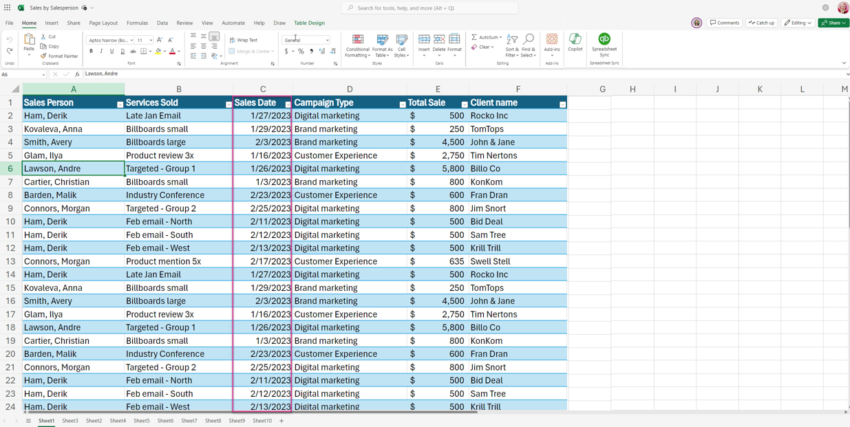 Using Microsoft Copilot in Excel