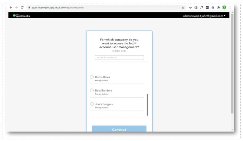 QuickBooks and the Intuit Account
