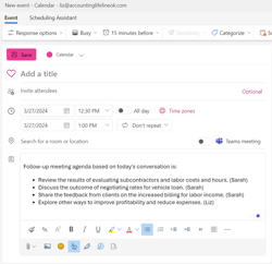 Using Copilot for Microsoft Teams Meetings