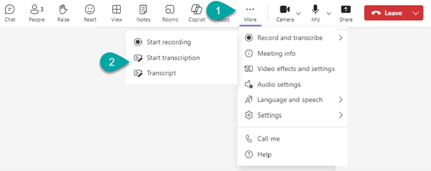 Using Copilot for Microsoft Teams Meetings