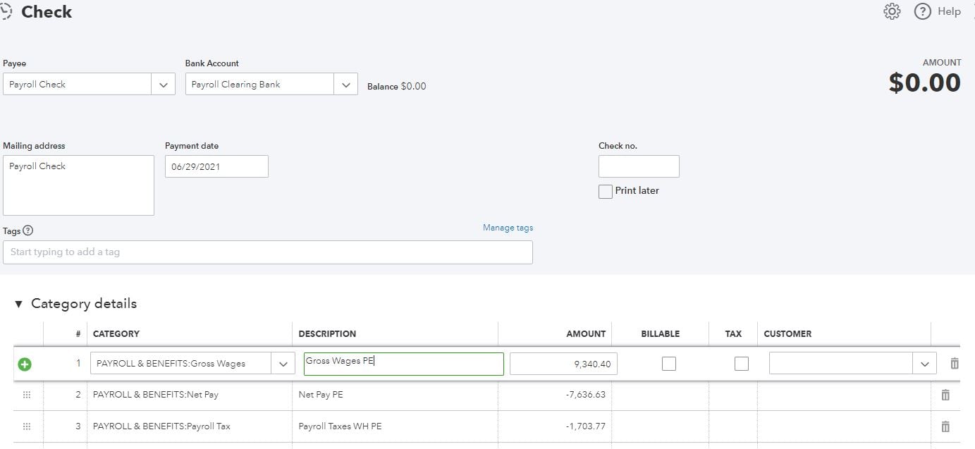 Streamlining After-the-Fact Payroll Entry