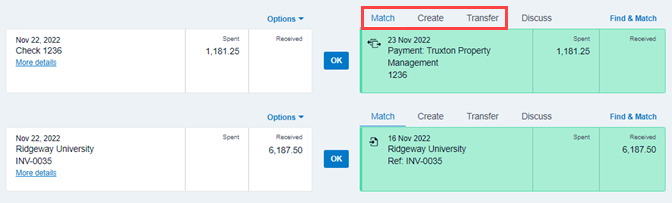 Xero and QuickBooks - Bank Coding Differences